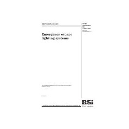 BS EN 50172:2004, BS 5266-8:2004 Emergency escape lighting systems ...