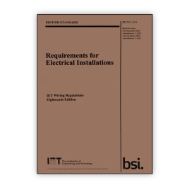 IET Wiring Regulations, Eighteenth Edition, BS 7671:2018+A2:2022 - Wiring Regulations